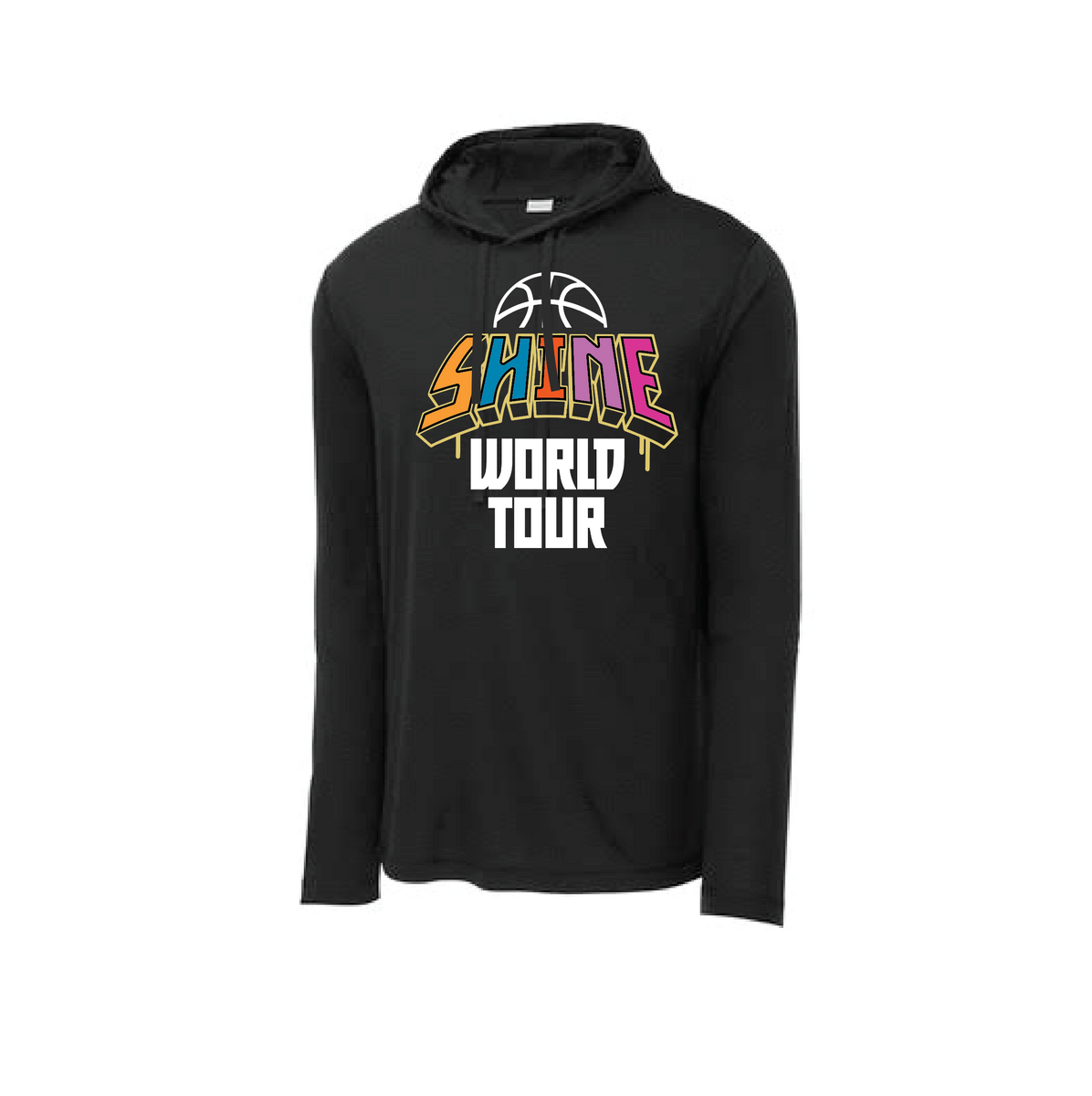 SHINE 2024 "World Tour" Thin Hoodie Black – Shine One Apparel
